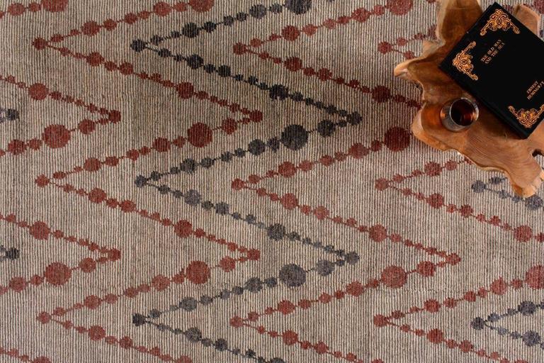 Hand-Knotted Stark Rug For Sale at 1stDibs