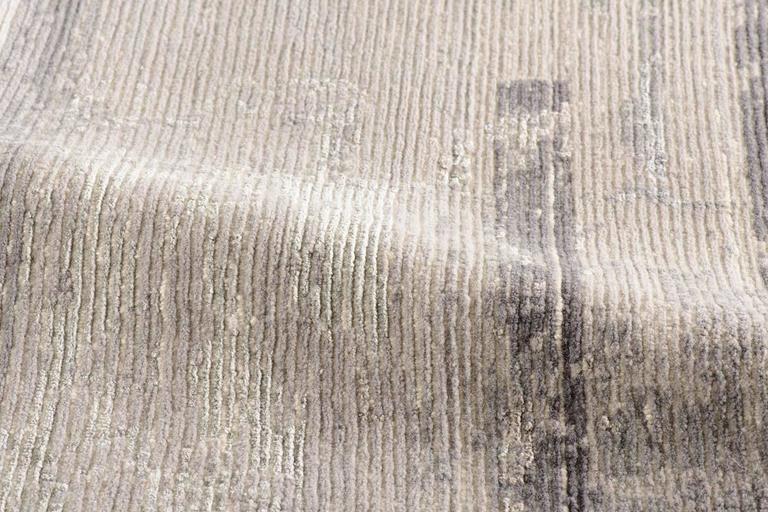 Stark Hand-Knotted Tibetan Rug For Sale at 1stDibs