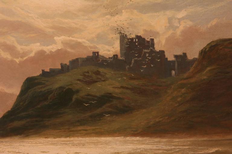 "A Coastal Sunset" Oil Painting by Edward J. Duval For Sale at 1stdibs