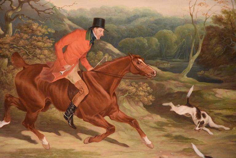 "The Bodsworth Hunt" Attributed to David Dalby of York For Sale at 1stDibs