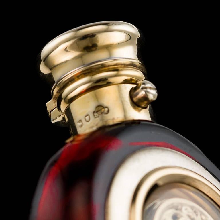 Antique Victorian Solid Silver Gilt Vinaigrette and Scent Bottle, circa ...