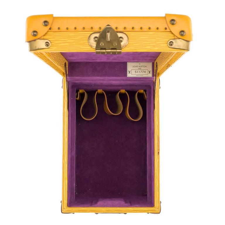 Genuine Louis Vuitton Yellow Epi Leather Beauty Case Box, circa 2000 at ...