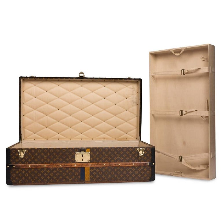Antique 20th Century Rare Louis Vuitton Monogram Canvas Trunk, circa ...