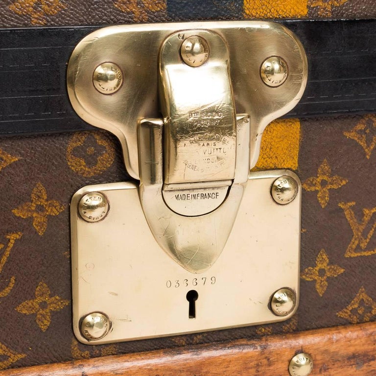 Antique 20th Century Rare Louis Vuitton Monogram Canvas Trunk, circa ...