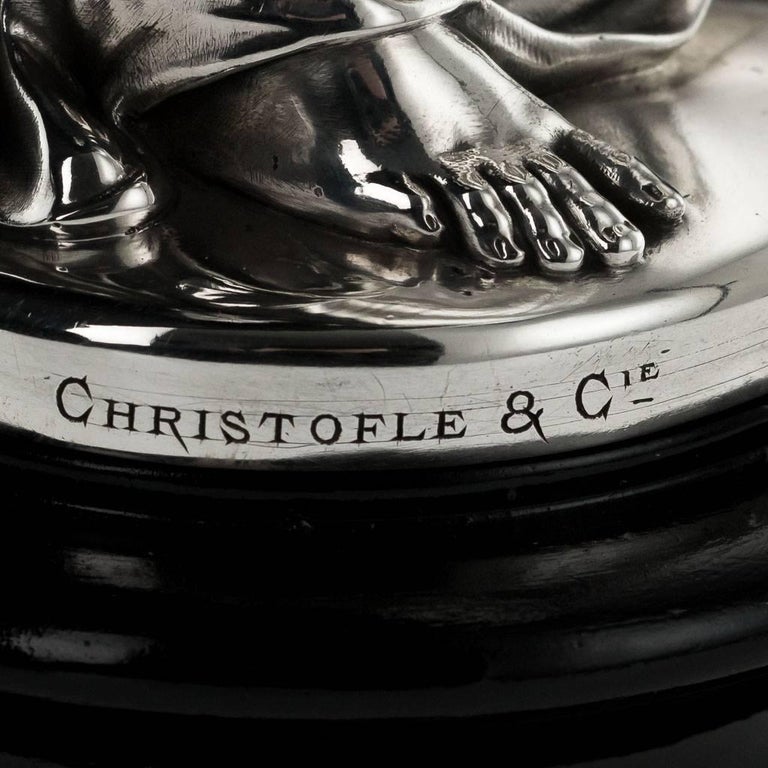 Antique 19th Century French Solid Silver Statue, Christofle, Paris ...