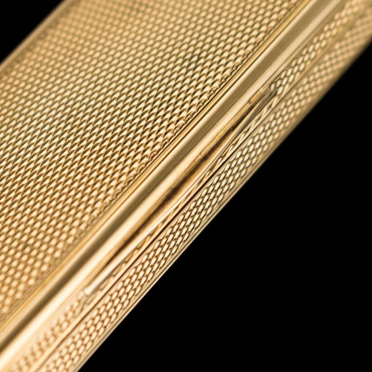 Antique Georgian 18-Karat Gold Toothpick Box, A J Strachan, London ...