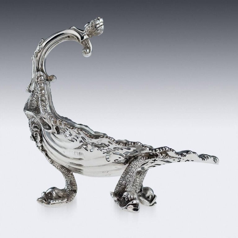 Antique 20th Century Edwardian Silver Paul de Lamerie Dish, London ...