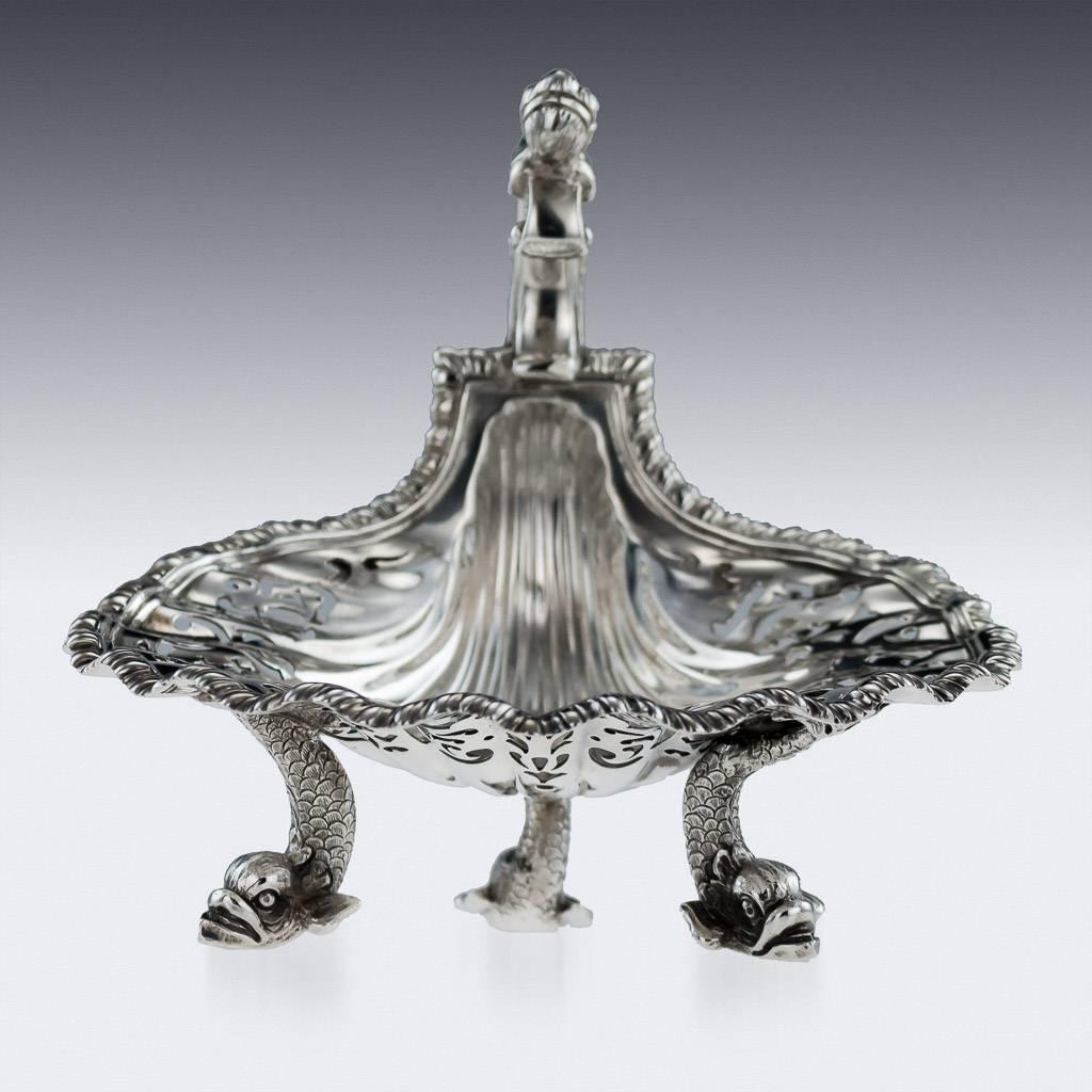Antique 20th Century Edwardian Silver Paul de Lamerie Dish, London ...