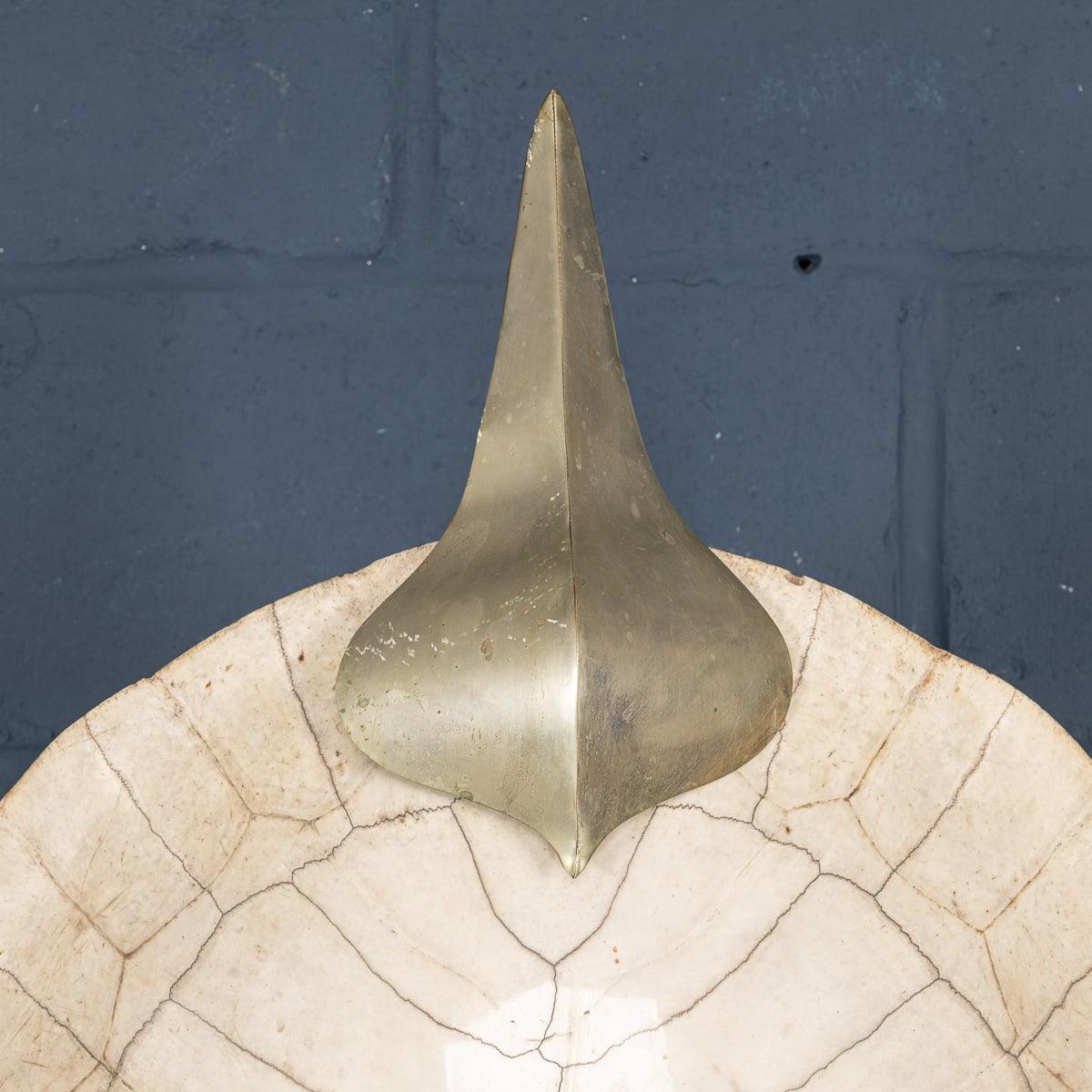 20thC "Blonde" Turtle Shell On A Metal Mount By Anthony Redmile, London ...