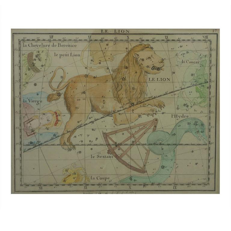 Set of Four 18th Century French Celestial Map Engravings at 1stDibs
