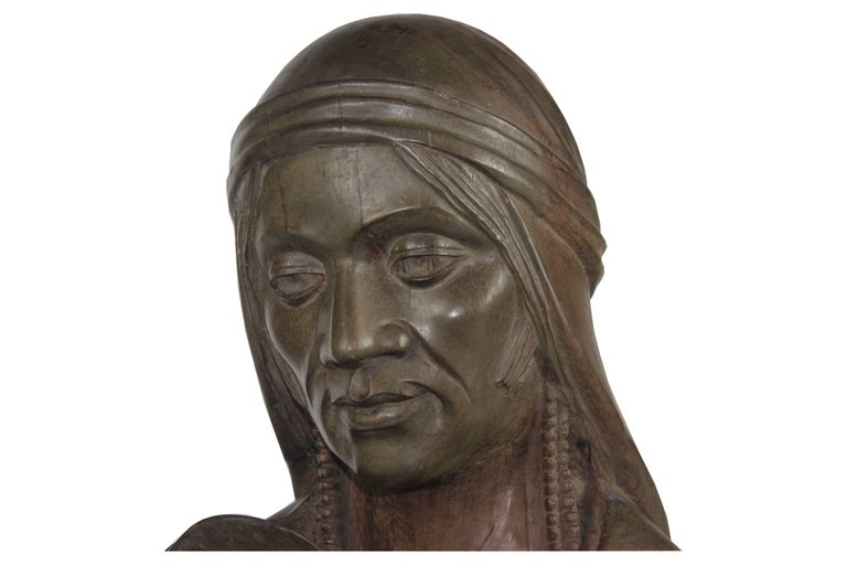 Native American Bust at 1stDibs
