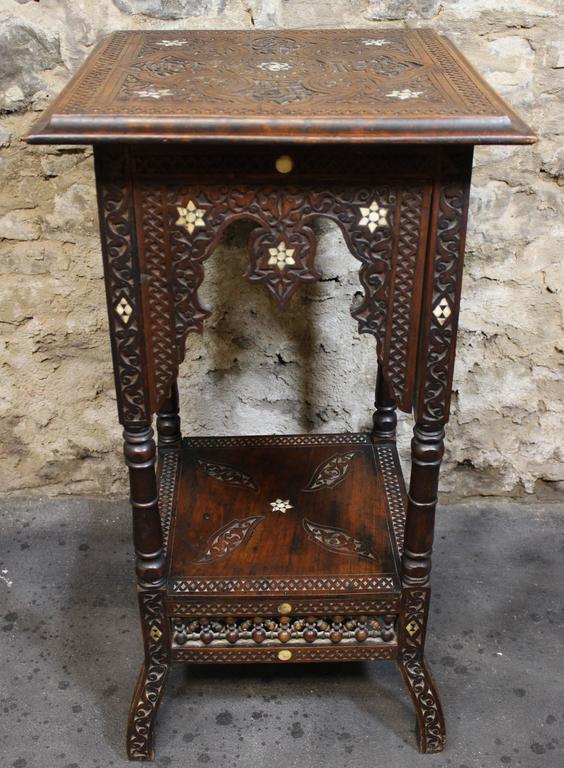 19th Century Moorish Side Table or Stand, Middle Eastern at 1stDibs
