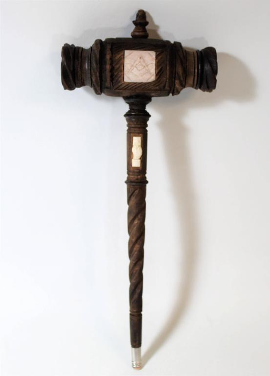19th Century German Masonic Walking Stick at 1stDibs | masonic walking cane