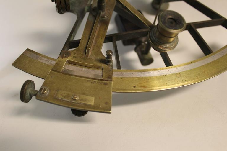 19th Century Nautical Sextant in Box at 1stDibs