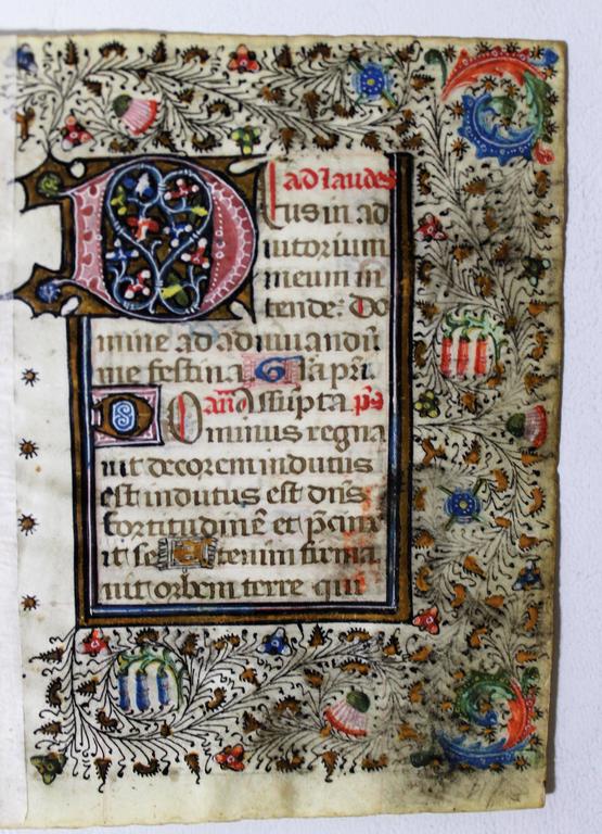 Medieval Illuminated Manuscript and Miniature Painting from the Book of ...