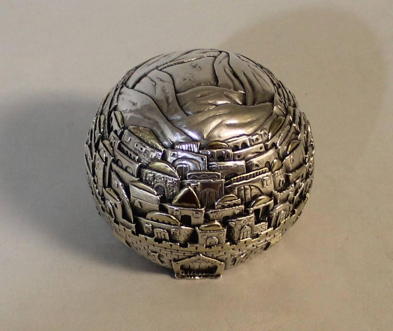 Sterling Silver Jerusalem Paperweight at 1stDibs