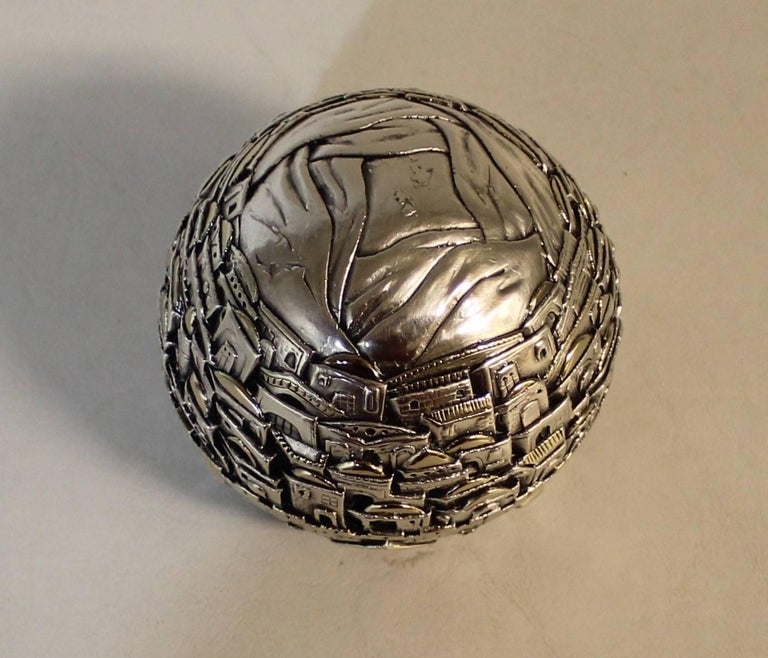 Sterling Silver Jerusalem Paperweight at 1stDibs