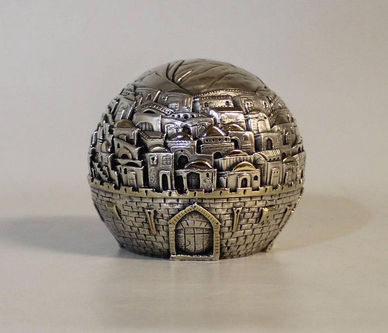 Sterling Silver Jerusalem Paperweight at 1stDibs
