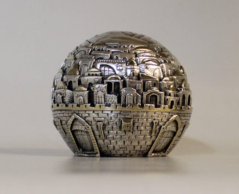 Sterling Silver Jerusalem Paperweight at 1stDibs