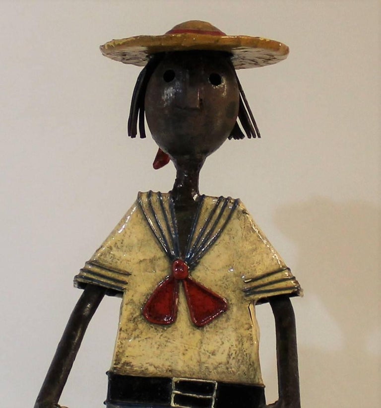 Manuel Felguerez Mid-Century Modern Metal and Papier Mâché Sculpture at ...
