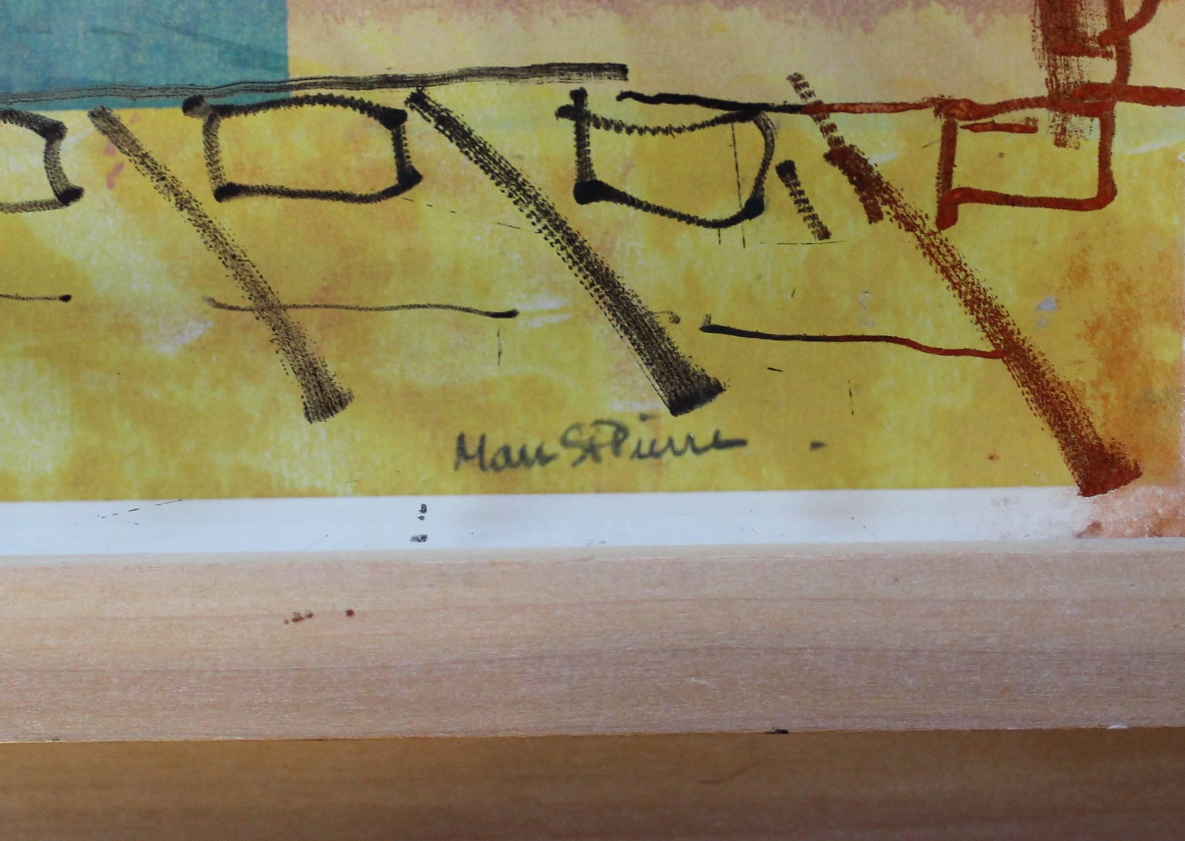 Marc St. Pierre Encaustic Painting 'Absence / Presence' For Sale at ...