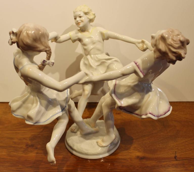 Karl Tutter Lorenz Hutschenreuther Porcelain 'May Dance' at 1stDibs ...