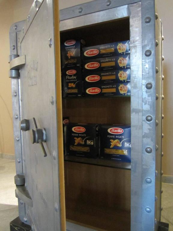 Jeff and Co Cabinet. Embossed lead on sycamore. Pucci de Rossi. In ...