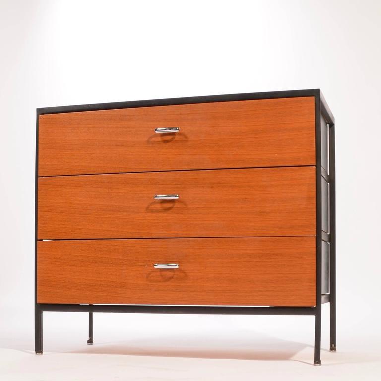 George Nelson Steel Frame Dresser for Herman Miller at 1stDibs