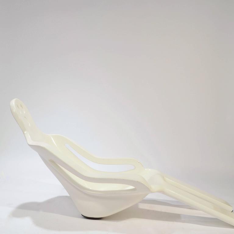 Set of Two Custom Anthropomorphic Fiberglass Chaises Lounge Chairs at ...