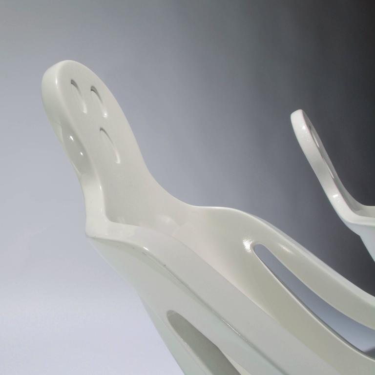 Set of Two Custom Anthropomorphic Fiberglass Chaises Lounge Chairs at ...