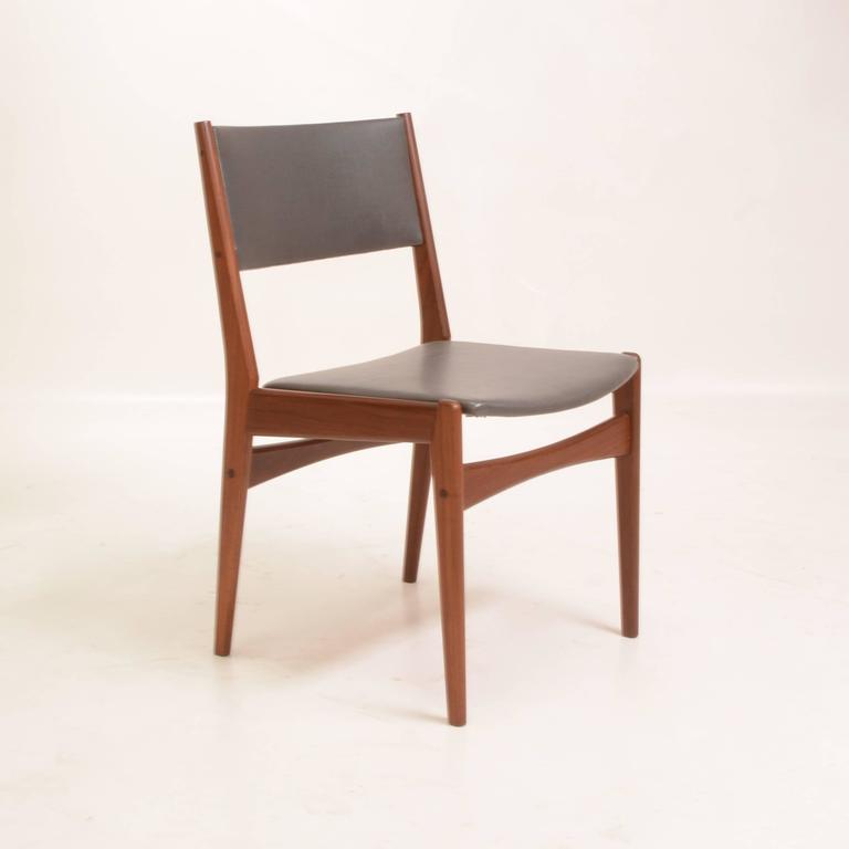 Set of 6 Frem Rojle Dining Chairs with New Upholstery at 1stDibs