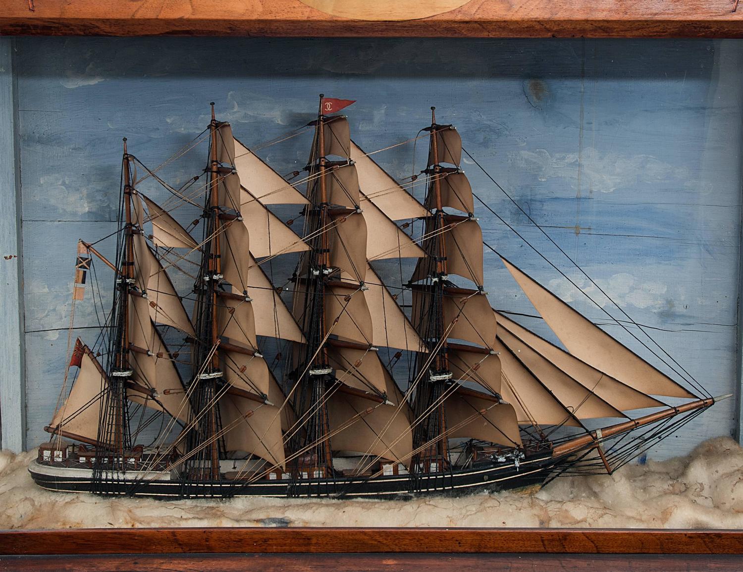 Ship Diorama, English, circa 1865 at 1stdibs
