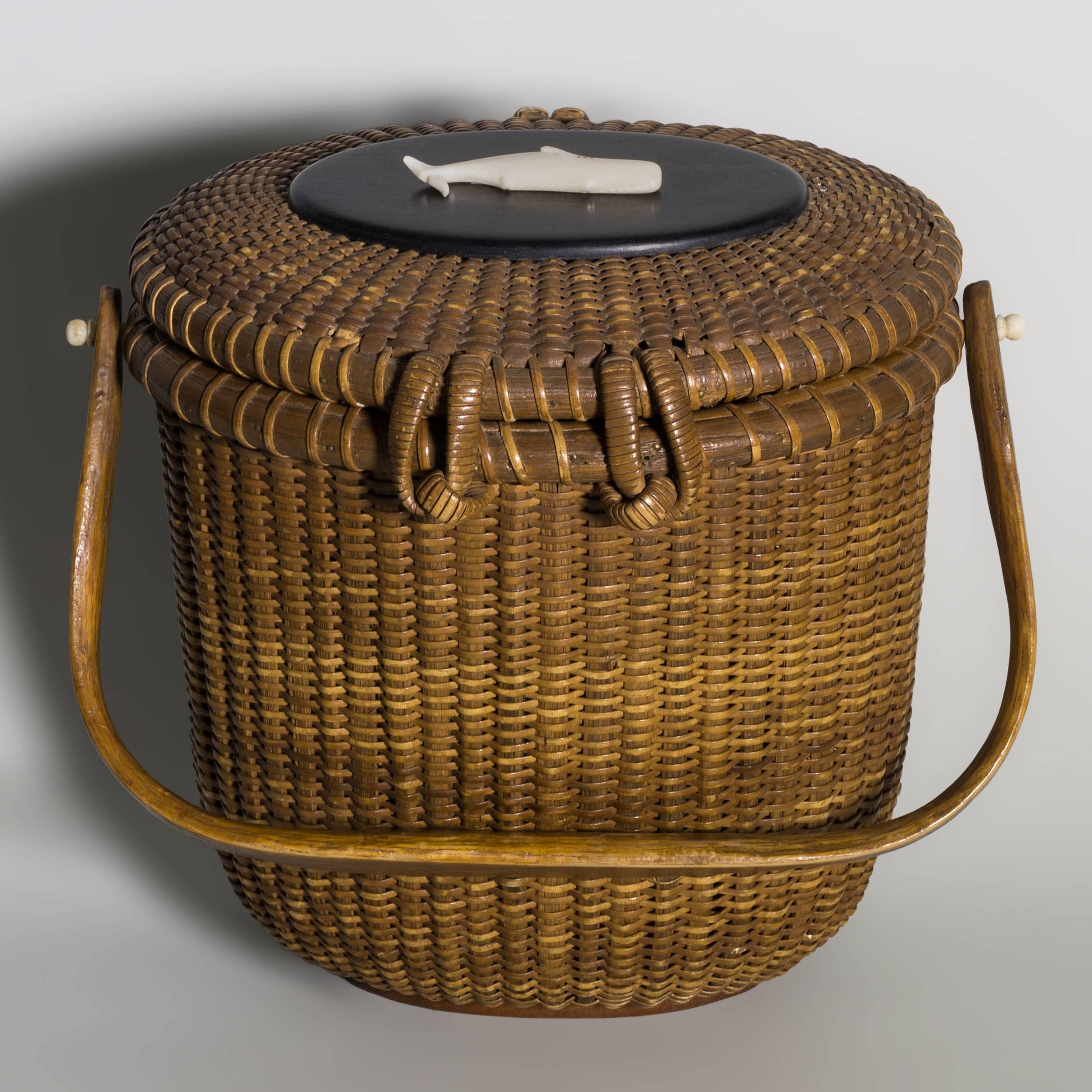 Vintage Nantucket Basket Purse by Jose Formoso Reyes at 1stDibs ...