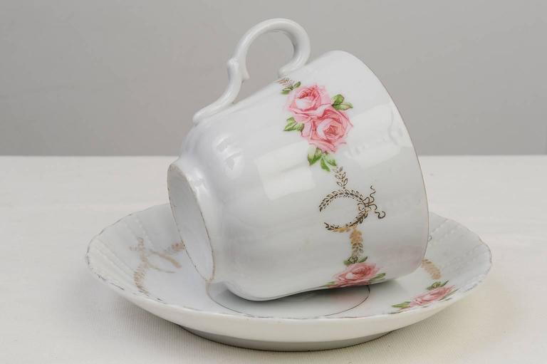 English Vintage Tea Cup for Mustache For Sale at 1stDibs