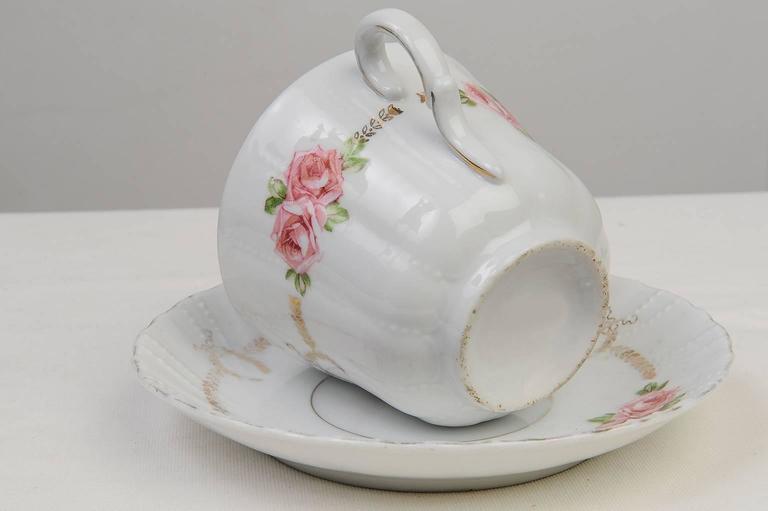 English Vintage Tea Cup for Mustache For Sale at 1stDibs