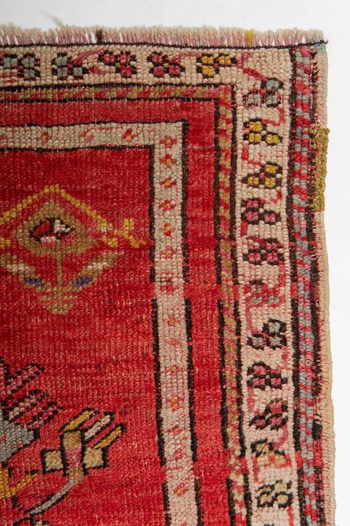 Pair of Antique KIRSHEIR Prayer Bed Side Carpets For Sale at 1stDibs