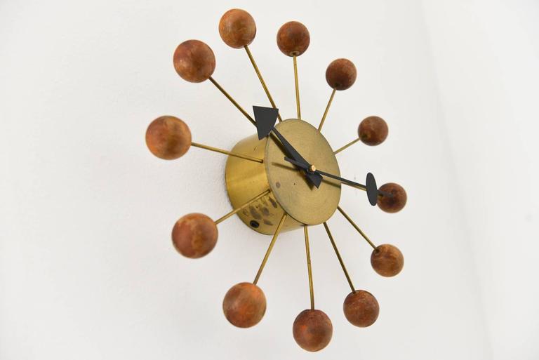Early Original George Nelson for Howard Miller Ball Clock at 1stDibs