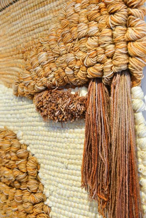 Large Fiber Art Weaving, circa 1970 at 1stDibs