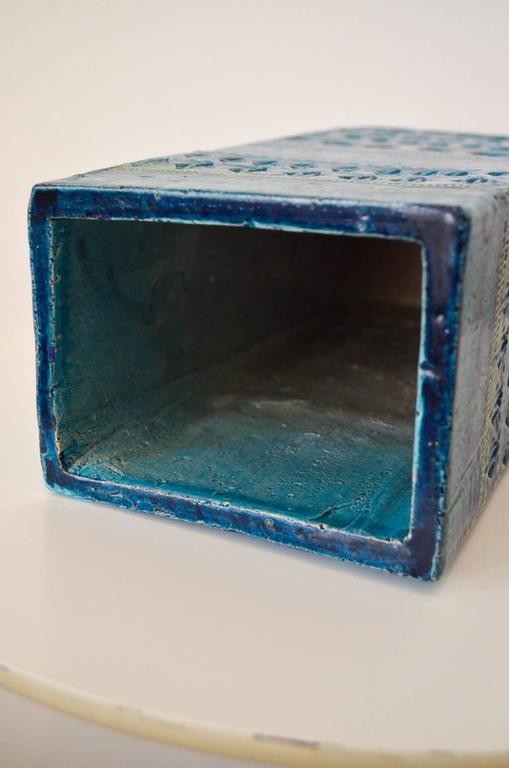 Bitossi Rimini Blue Square Vase at 1stDibs | bitossi rimini blue vase