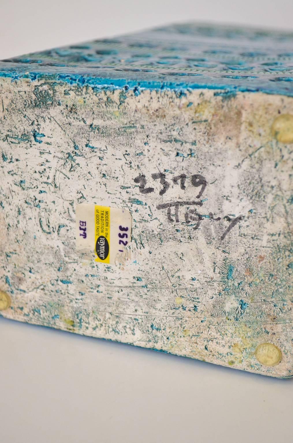 Bitossi Rimini Blue Square Vase at 1stDibs | bitossi rimini blue vase