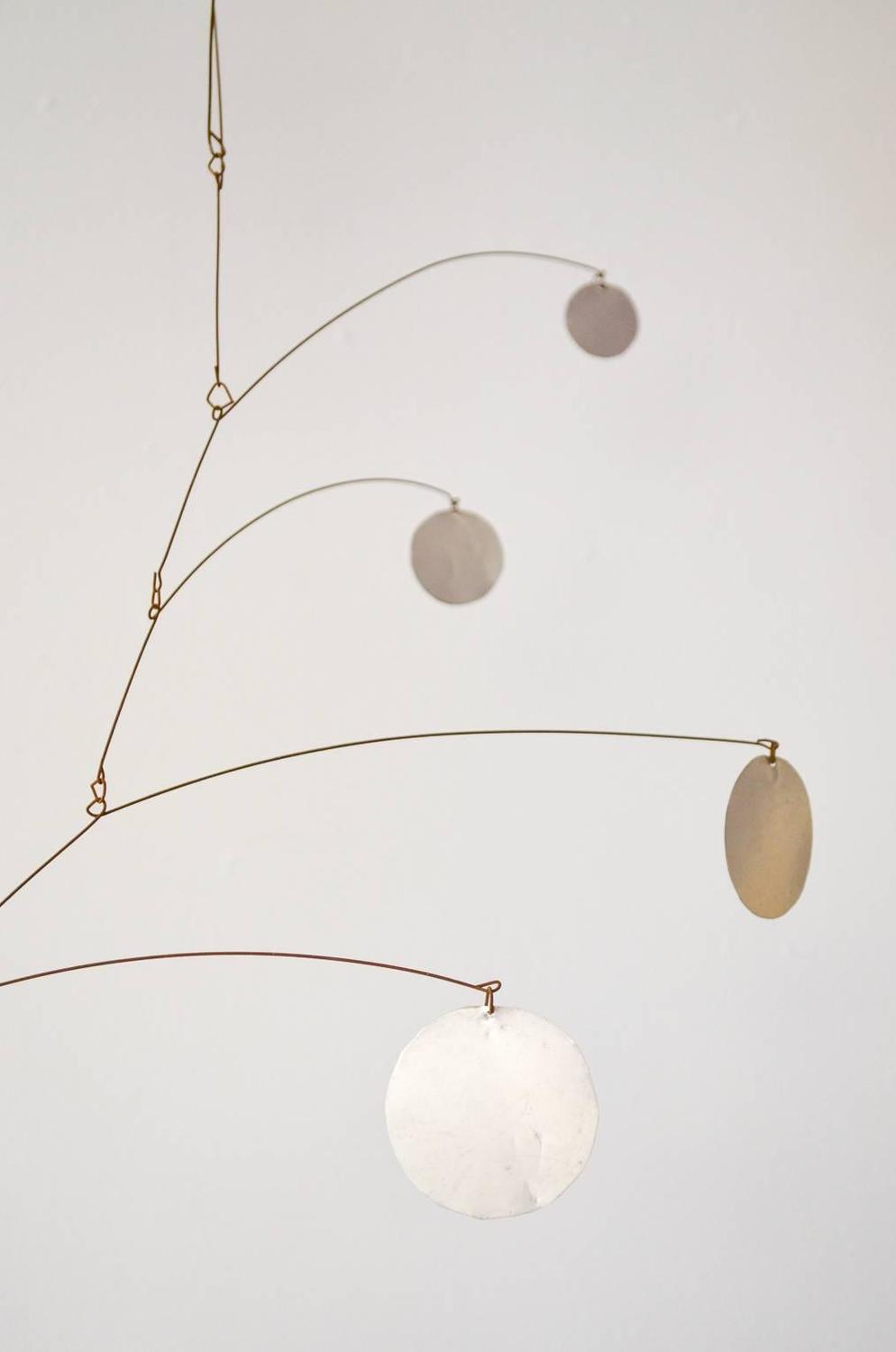 Vintage Metal Alexander Calder Style Mobile at 1stdibs