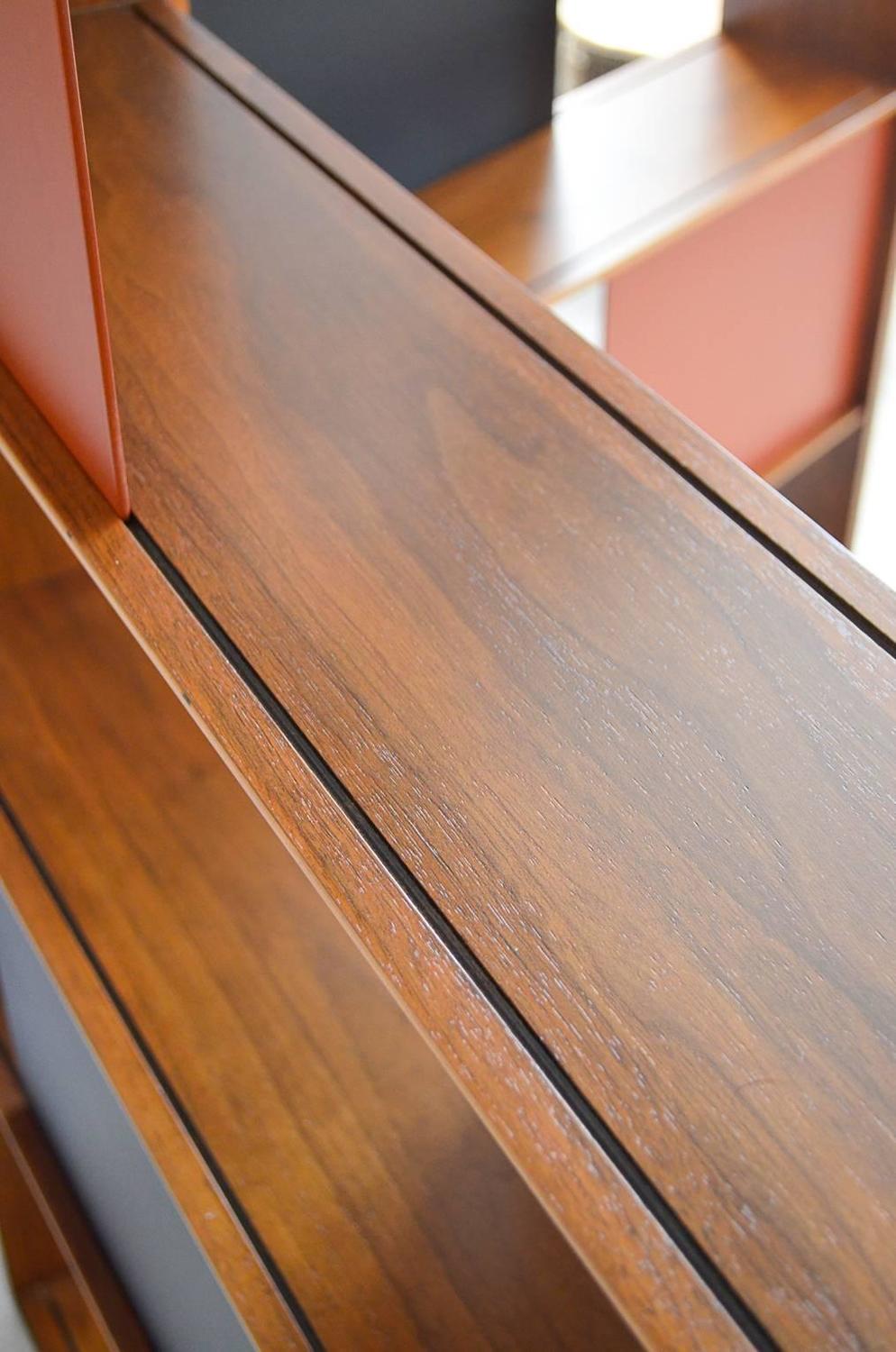 Room Divider or Hinged Bookcase by Evans Clark for Glenn of California ...