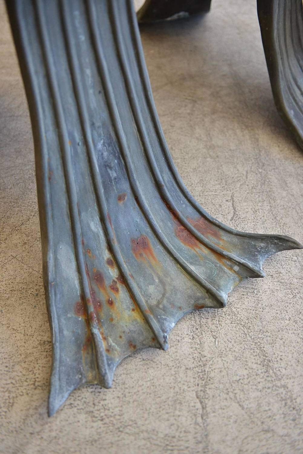 Monumental Bronze Fish Sculpture For Sale at 1stdibs
