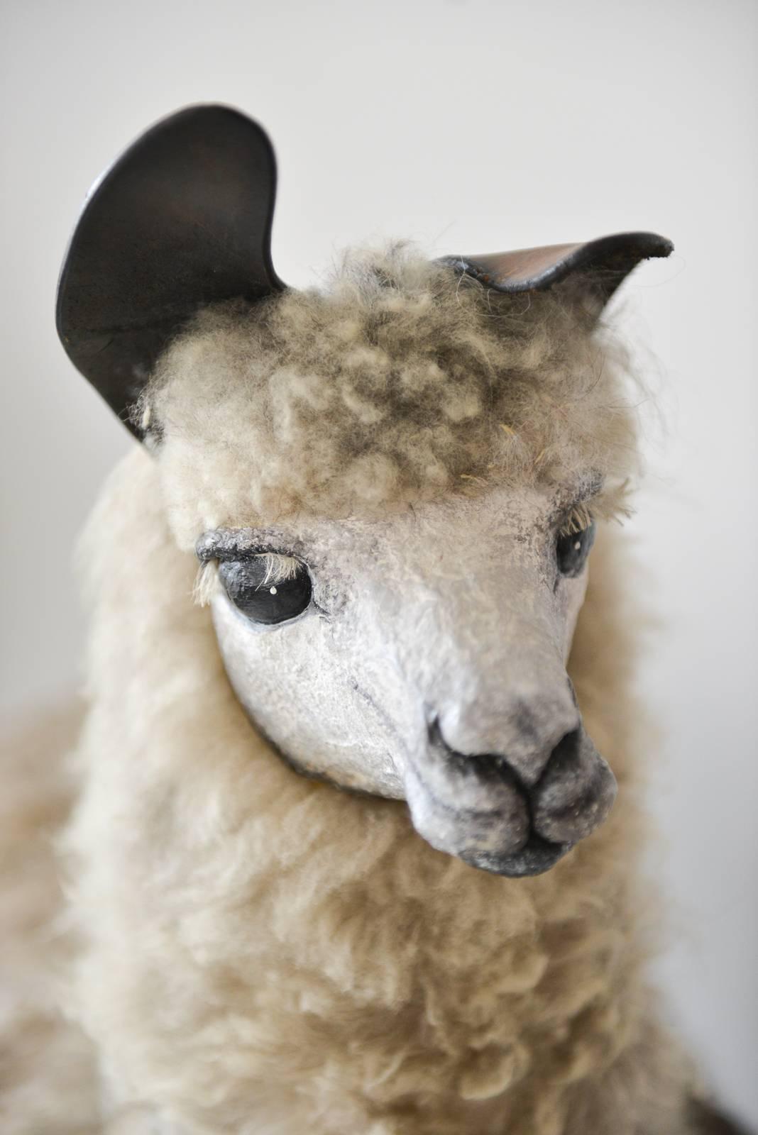 One of a Kind Pair of Handmade Lifesize Llama Statues at 1stDibs | life ...