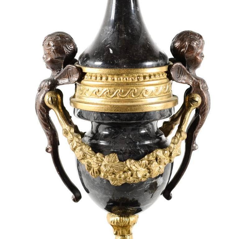 Pair of Italian “Brevettato” Candelabras, Early 20th Century at 1stDibs