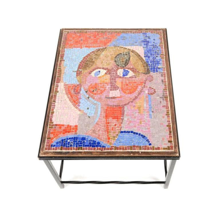 Vintage Gaudi-Style Mosaic Coffee Table, circa 1950 at 1stdibs