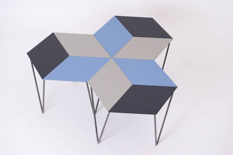 Hexagonal Tables at 1stDibs | hexagon modular coffee table