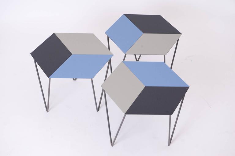 Hexagonal Tables at 1stDibs | hexagon modular coffee table