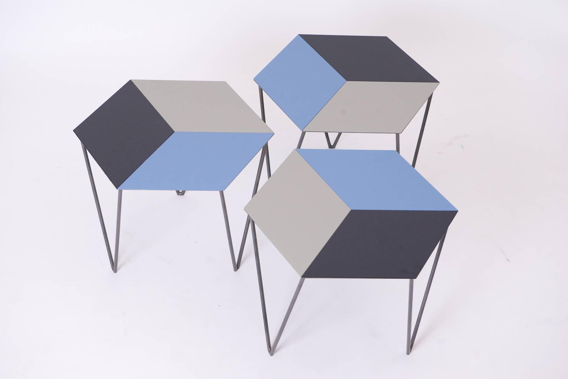 Hexagonal Tables at 1stDibs | hexagon modular coffee table