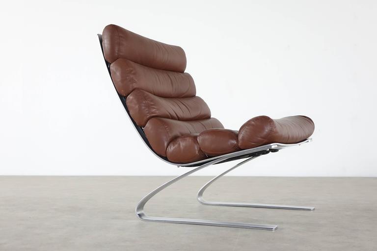 COR Sinus Easychair Lounge Chair, 1976 by Reinhold Adolf in Chocolate ...